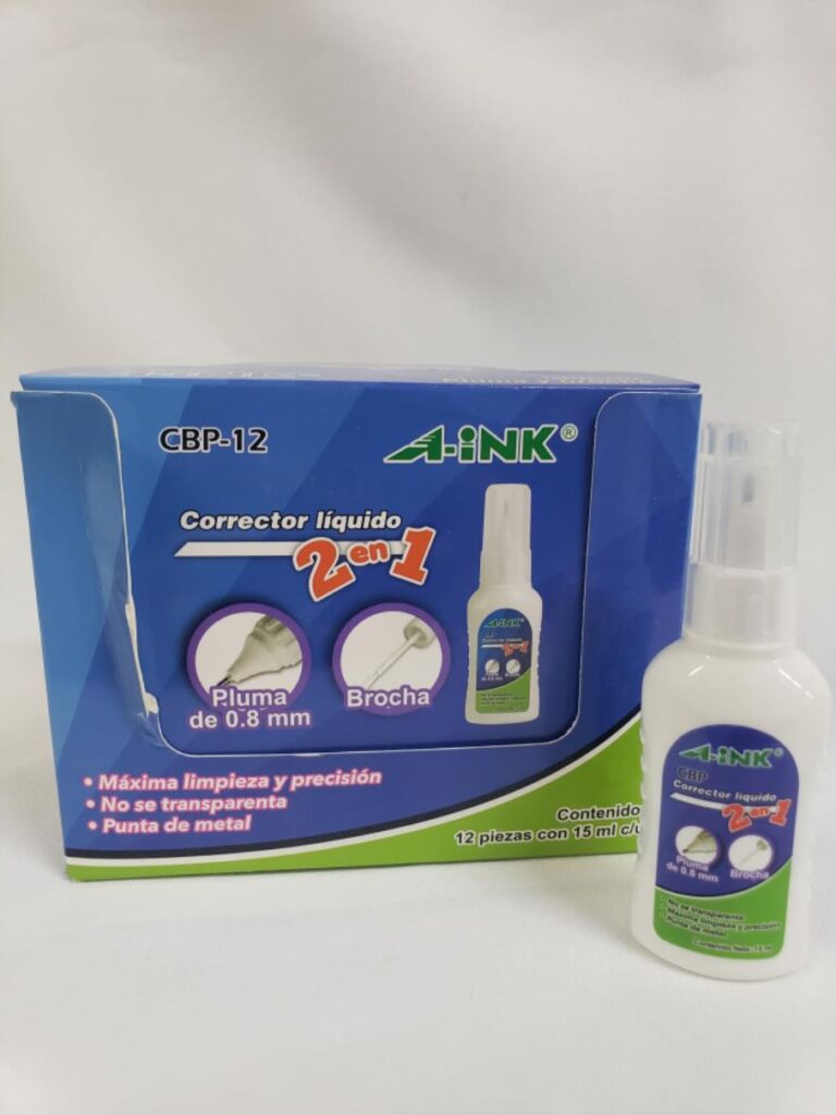 CORRECTOR AINK 2 EN 1 – Papelería Manolo